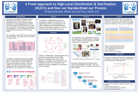 2019 Poster Gallery Archives - Healthcare Sterile Processing Association